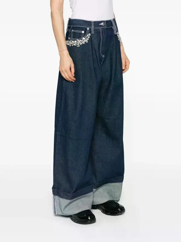 Simone Rocha Wide Puddle Jeans