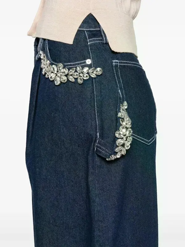 Simone Rocha Wide Puddle Jeans
