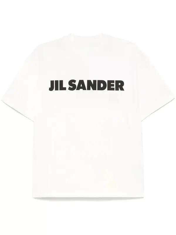 JIL SANDER Logo-print T-shirt - Neutrals