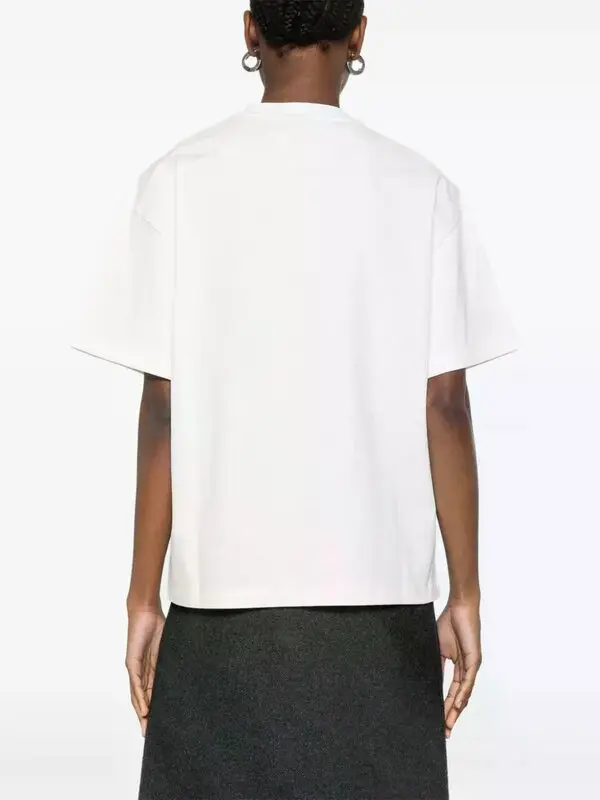 JIL SANDER Logo-print T-shirt - Neutrals