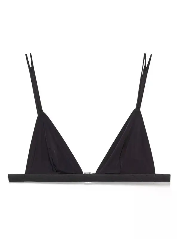 Patrizia Pepe Fly-motif Bra - Black