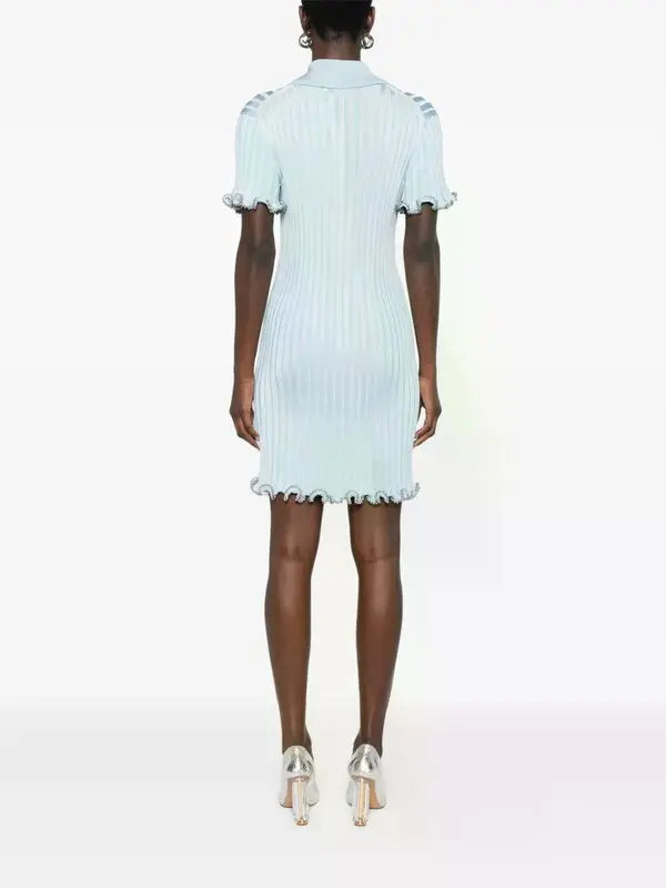 JIL SANDER Ribbed-knit Mini Dress