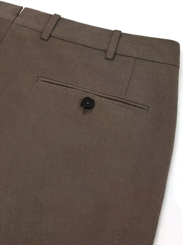 Zegna Oasi Lino Straight-leg Trousers