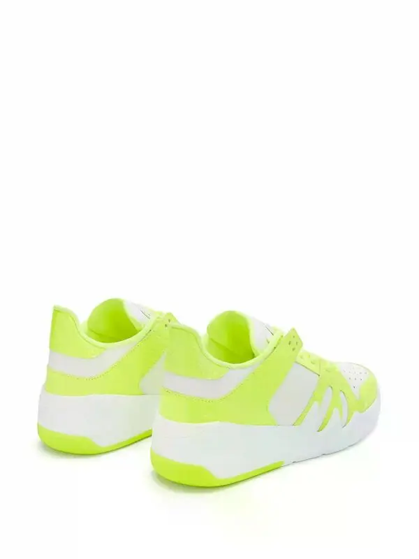 GIUSEPPE ZANOTTI Talon Low-top Leather Sneakers - White