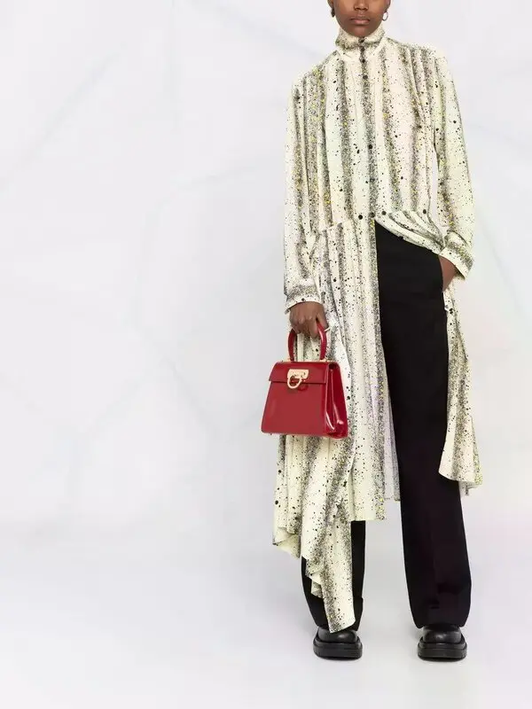 FERRAGAMO Small Iconic Top Handle Bag - Red