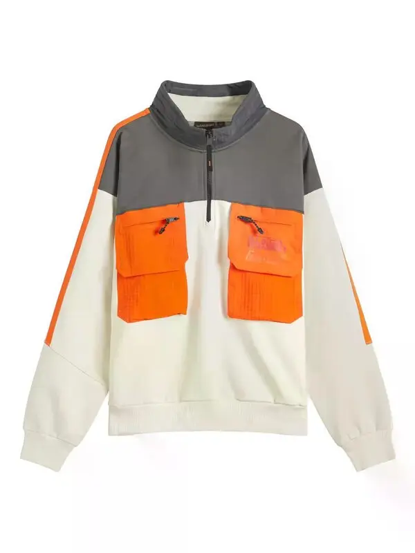 NAPAPIJRI Colourblock Sweatshirt - Neutrals