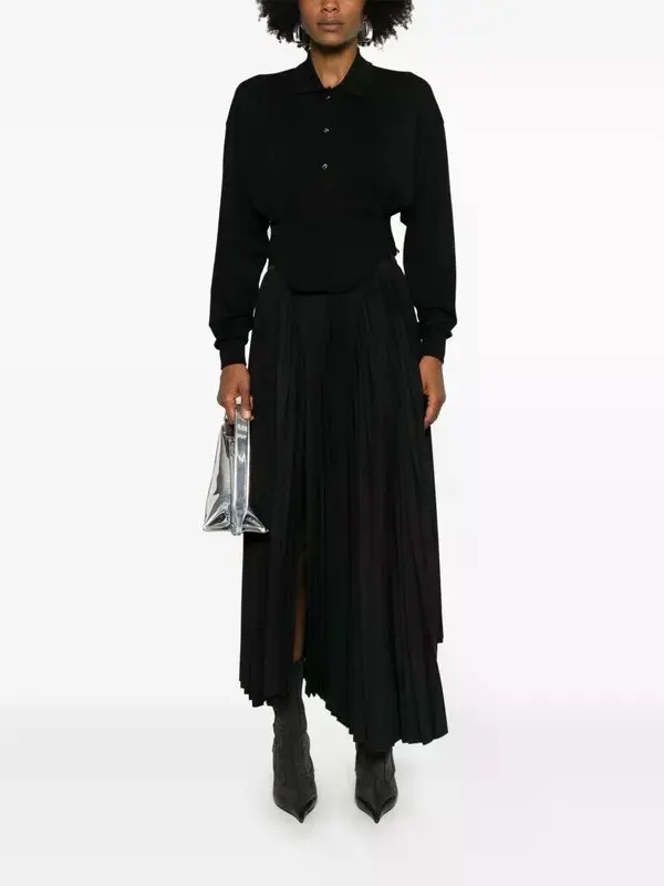 MUGLER Corseted Polo Shirt