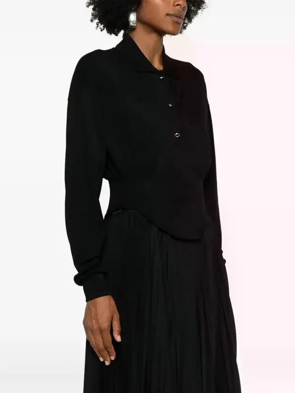 MUGLER Corseted Polo Shirt