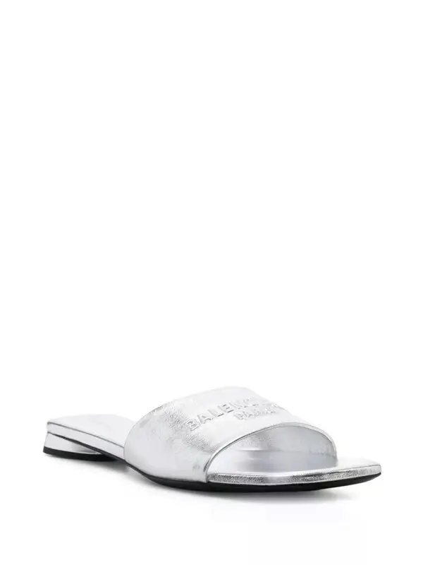 Balenciaga Duty Free Sandals - Silver