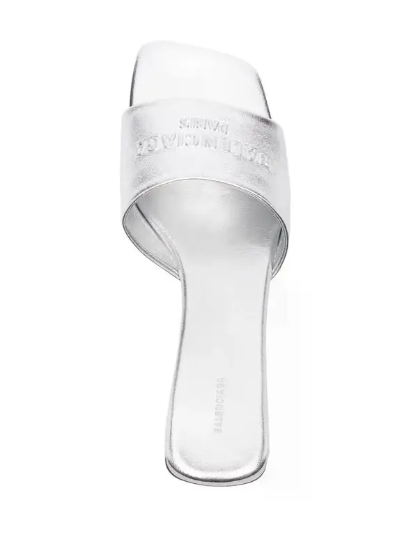 Balenciaga Duty Free Sandals - Silver