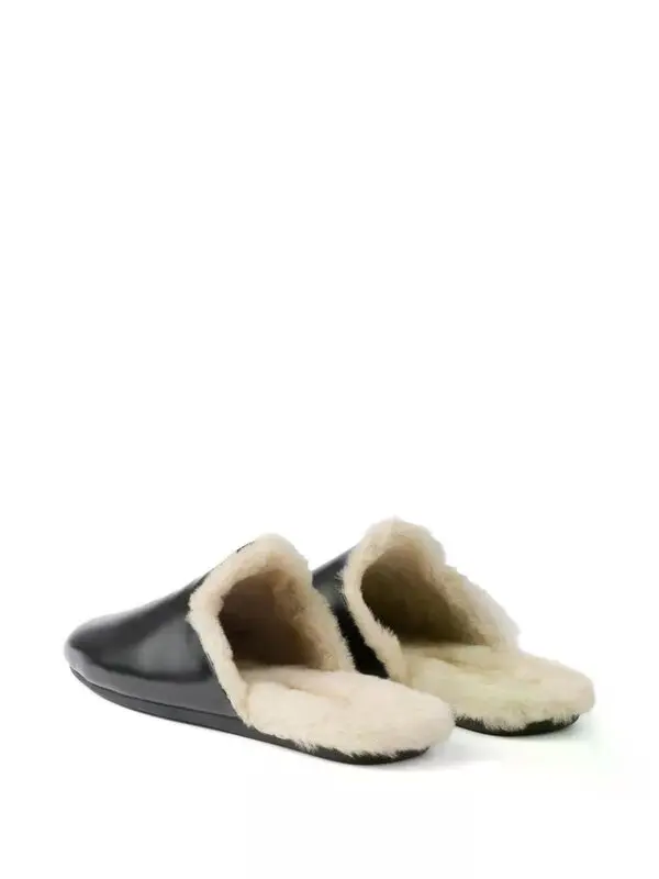 Prada Leather Flat Mules