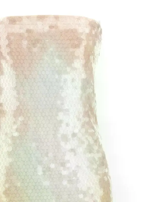 Sportmax Stemma Strapless Sequin Midi Dress