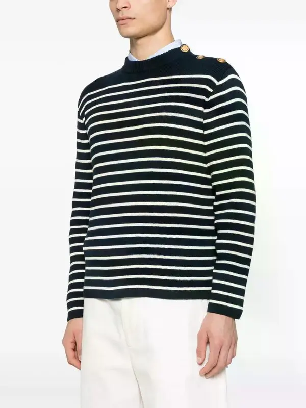 Valentino Garavani Striped Cotton Sweater