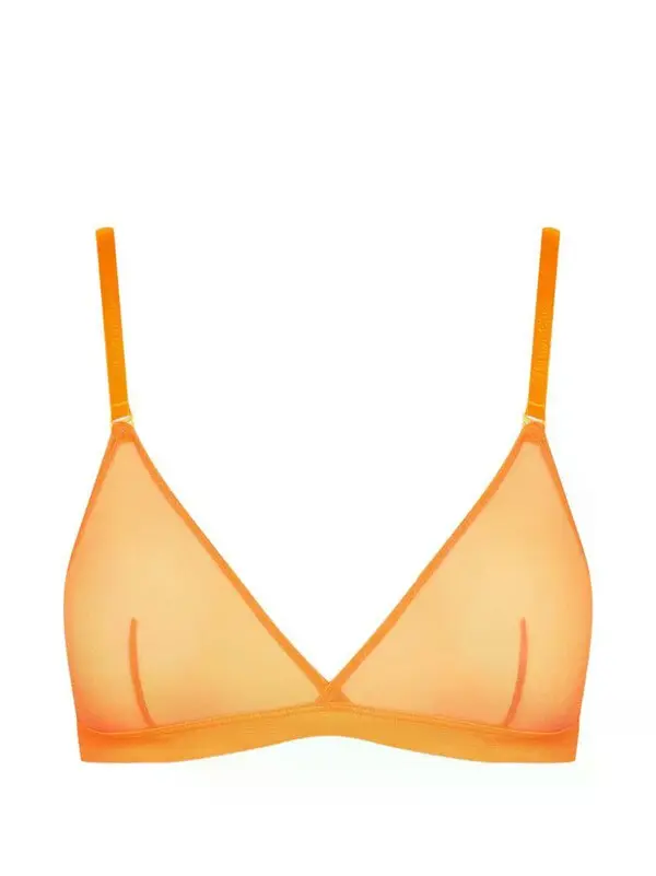 MAISON CLOSE Corps À Corps Neon Triangle Bra - Orange