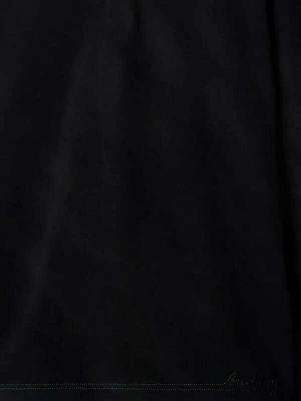 Burberry Long-sleeve Cotton Polo Shirt