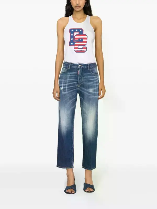 Dsquared2 High-rise Cropped Jeans
