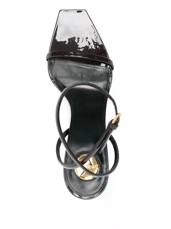 Saint Laurent 75mm Lee Sandals - Brown