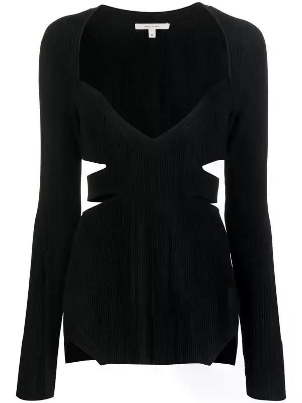 NENSI DOJAKA Cut-out Knitted Top