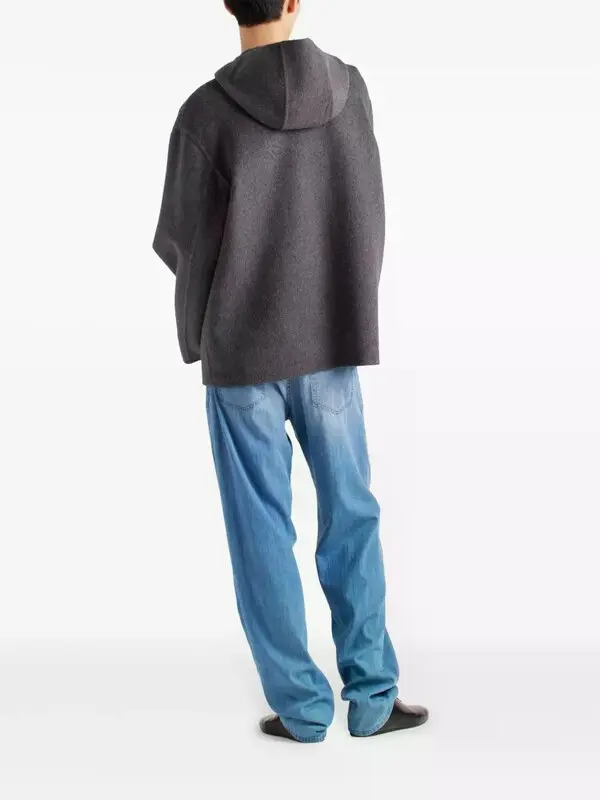 Prada Wool Hoodie Jacket