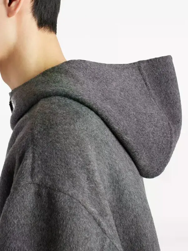 Prada Wool Hoodie Jacket