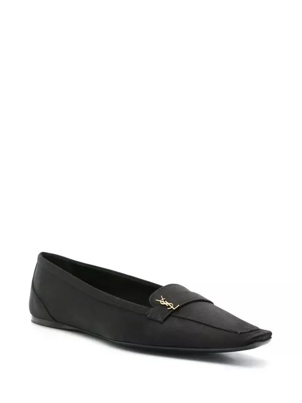 Saint Laurent Poppy Ballet Flats
