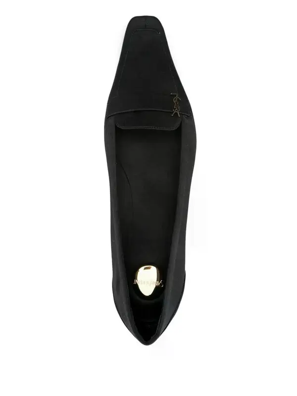 Saint Laurent Poppy Ballet Flats