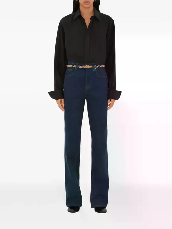 Burberry Checkered B-buckle Belt
