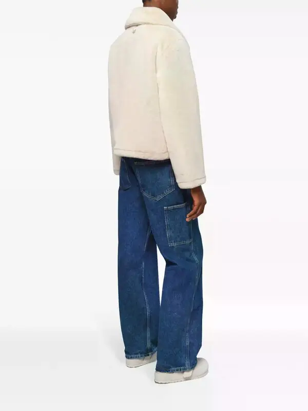 Apparis Wide-collar Faux Fur Jacket