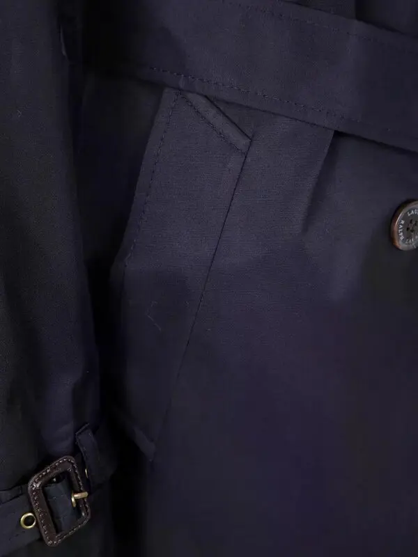 Ralph Lauren Double-breasted Trench Coat - Blue
