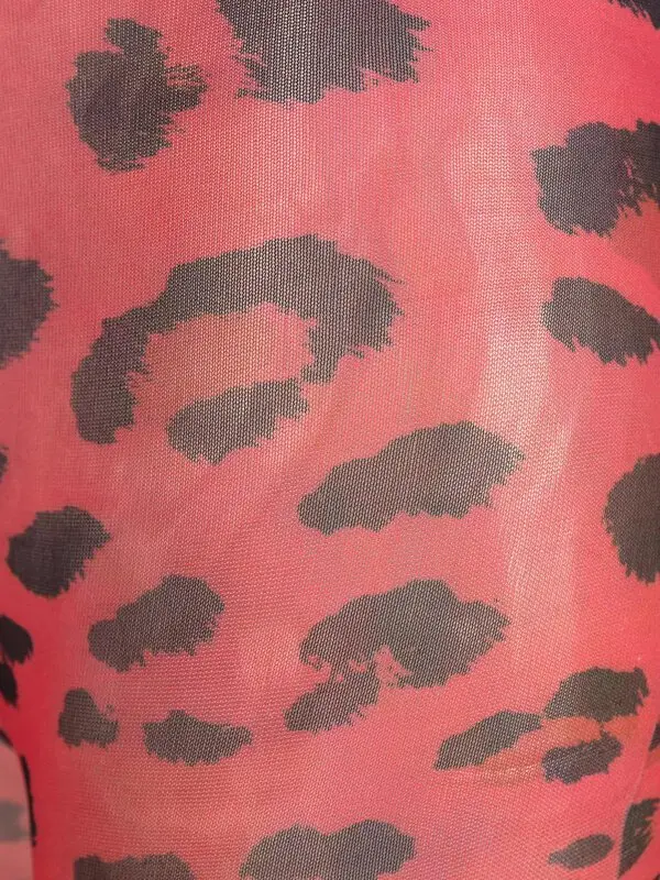 Philipp Plein Leopard Print Tights