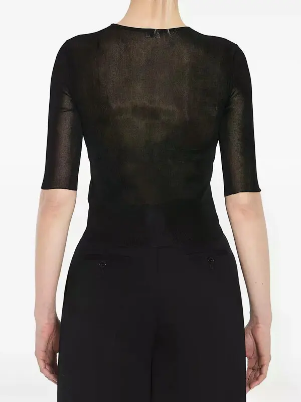 Saint Laurent Cassandre Cropped Top