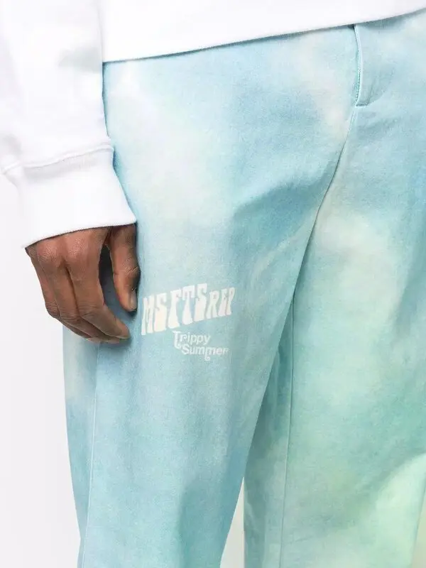 MSFTS Acid-wash Flared Trousers