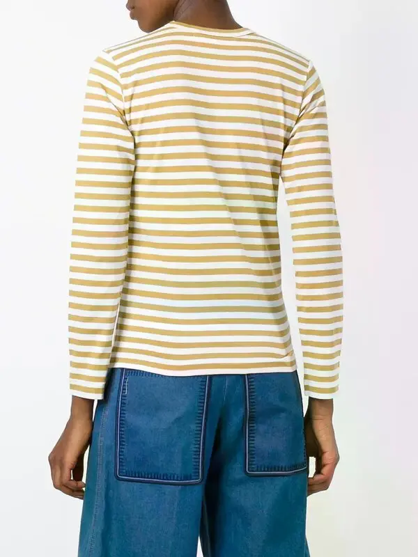 Play Comme Des Garcon Long Sleeve Striped T-shirt