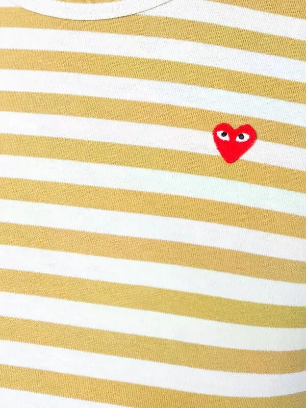 Play Comme Des Garcon Long Sleeve Striped T-shirt
