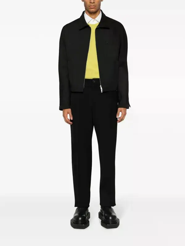 COURREGES Pointed Flat-collar Zip-up Jacket