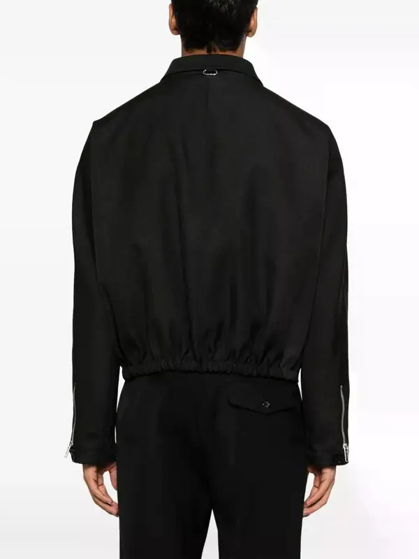 COURREGES Pointed Flat-collar Zip-up Jacket