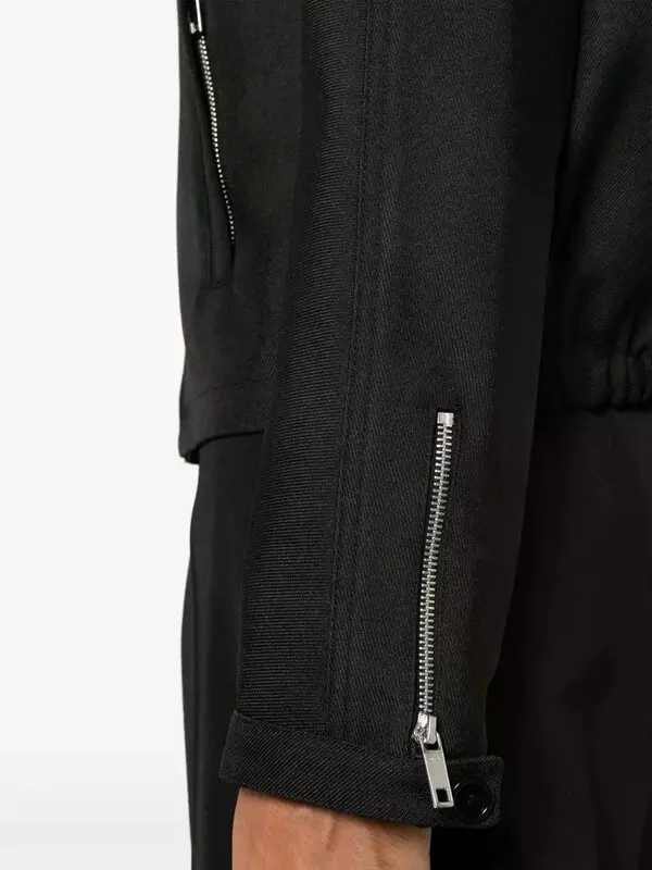 COURREGES Pointed Flat-collar Zip-up Jacket