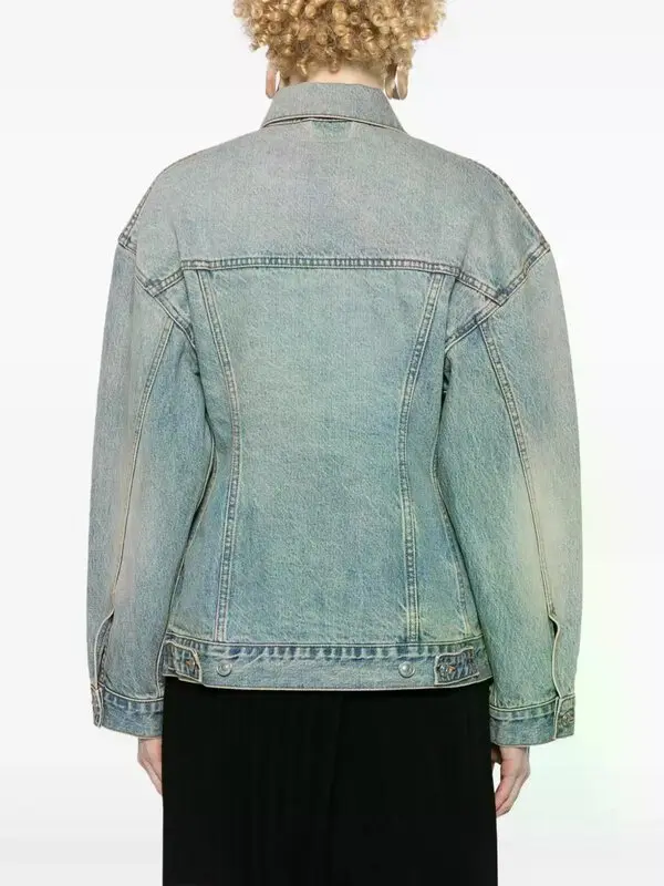 Balenciaga Hourglass Denim Jacket