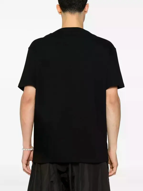 Alexander McQueen Flocked-logo T-shirt