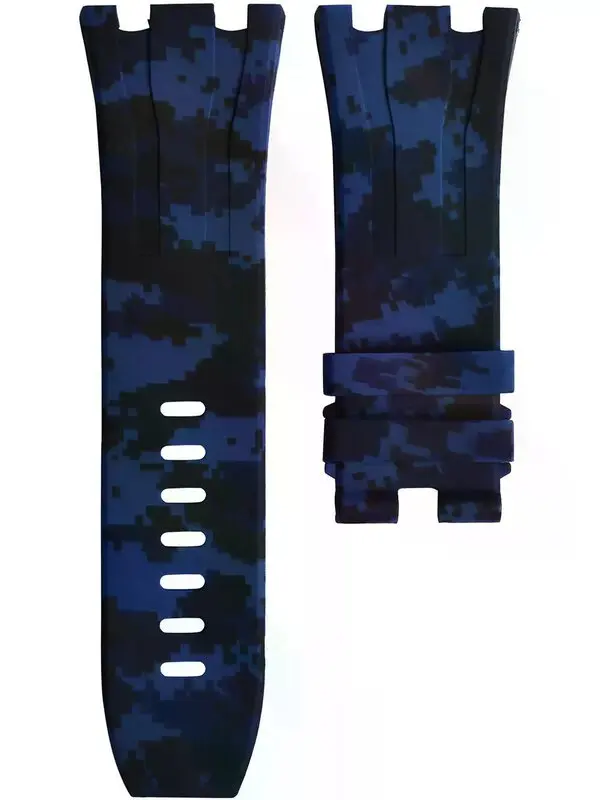 HORUS WATCH STRAPS 44mm Royal Oak Offshore Watch Strap - Blue