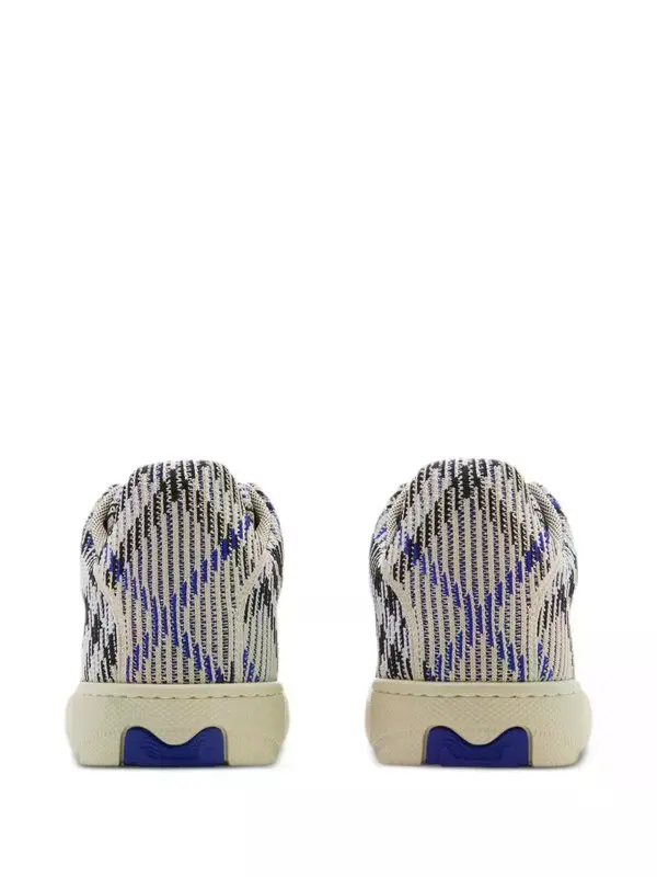 Burberry Check Pattern Sneakers - Neutrals