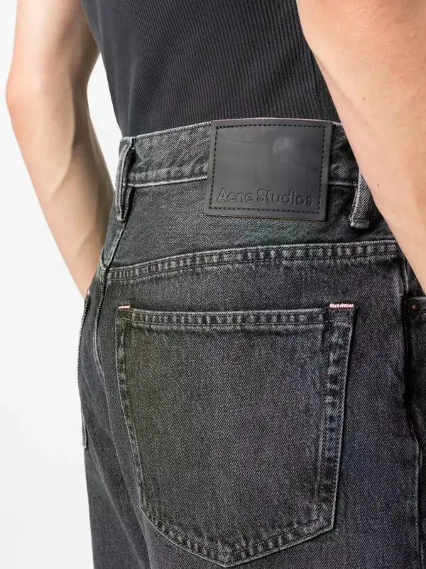 Acne Studios Mid-rise Wide-leg Jeans