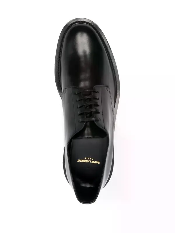 Saint Laurent Vaughn 20 Leather Loafers