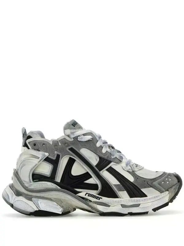 Balenciaga Runner Panelled-design Sneakers - Grey