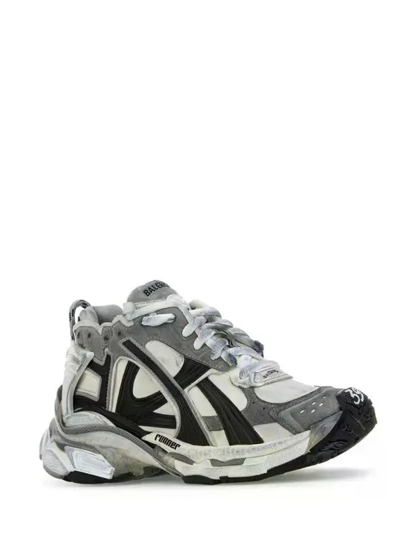 Balenciaga Runner Panelled-design Sneakers - Grey