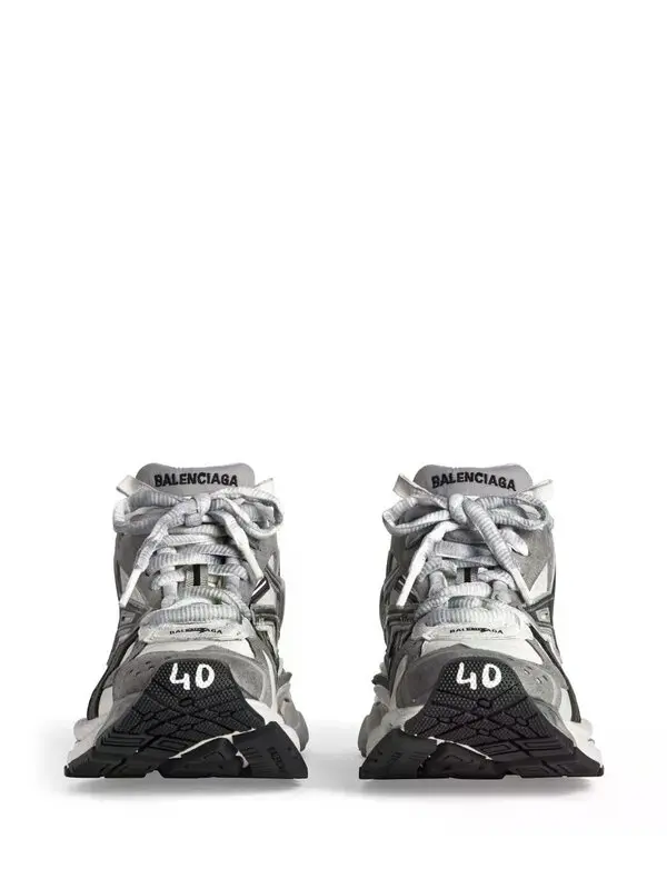 Balenciaga Runner Panelled-design Sneakers - Grey