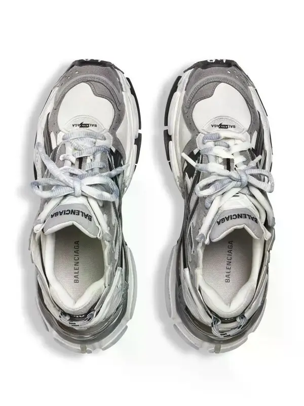 Balenciaga Runner Panelled-design Sneakers - Grey