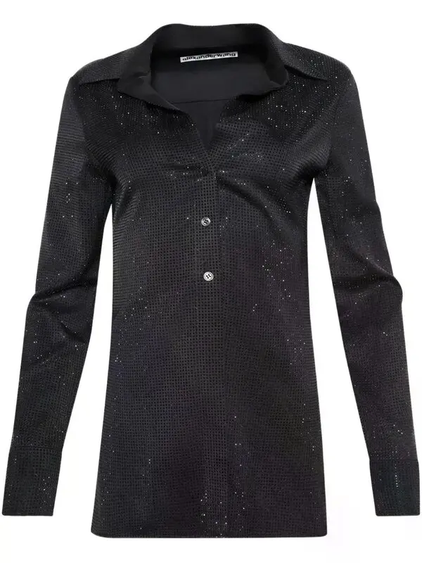 Alexander Wang Hotfix Button-up Shirt