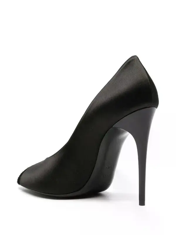 Saint Laurent Martinique 110mm Satin Pumps - Black