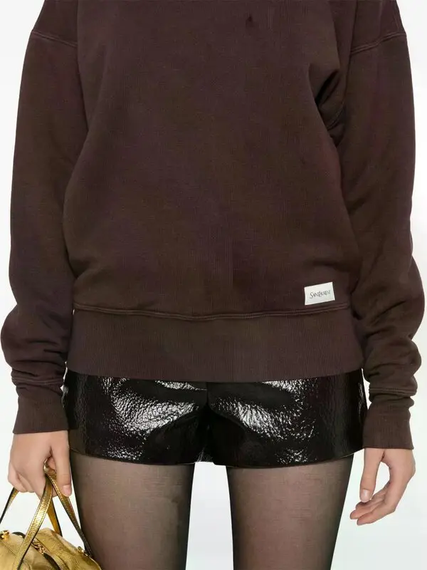 Saint Laurent Cotton Jersey Sweatshirt